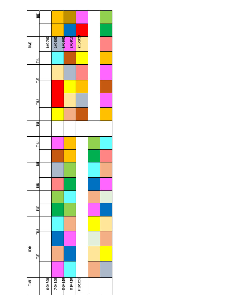 1-Hour Science & Math Class Schedule | PDF | Social Science
