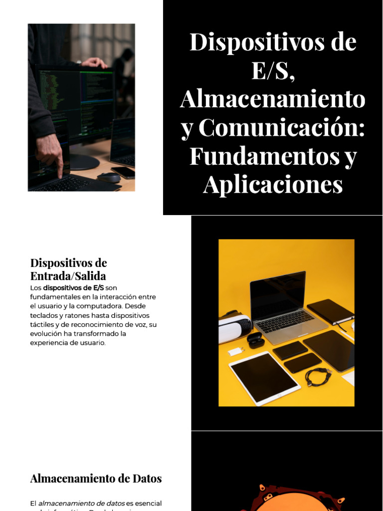 Dispositivos de Es Almacenamiento y Comunicacion Fundamentos y Aplicaciones | PDF | Inteligencia ...