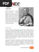 Biografía de Ulpiano | PDF | Roma antigua | Ley romana