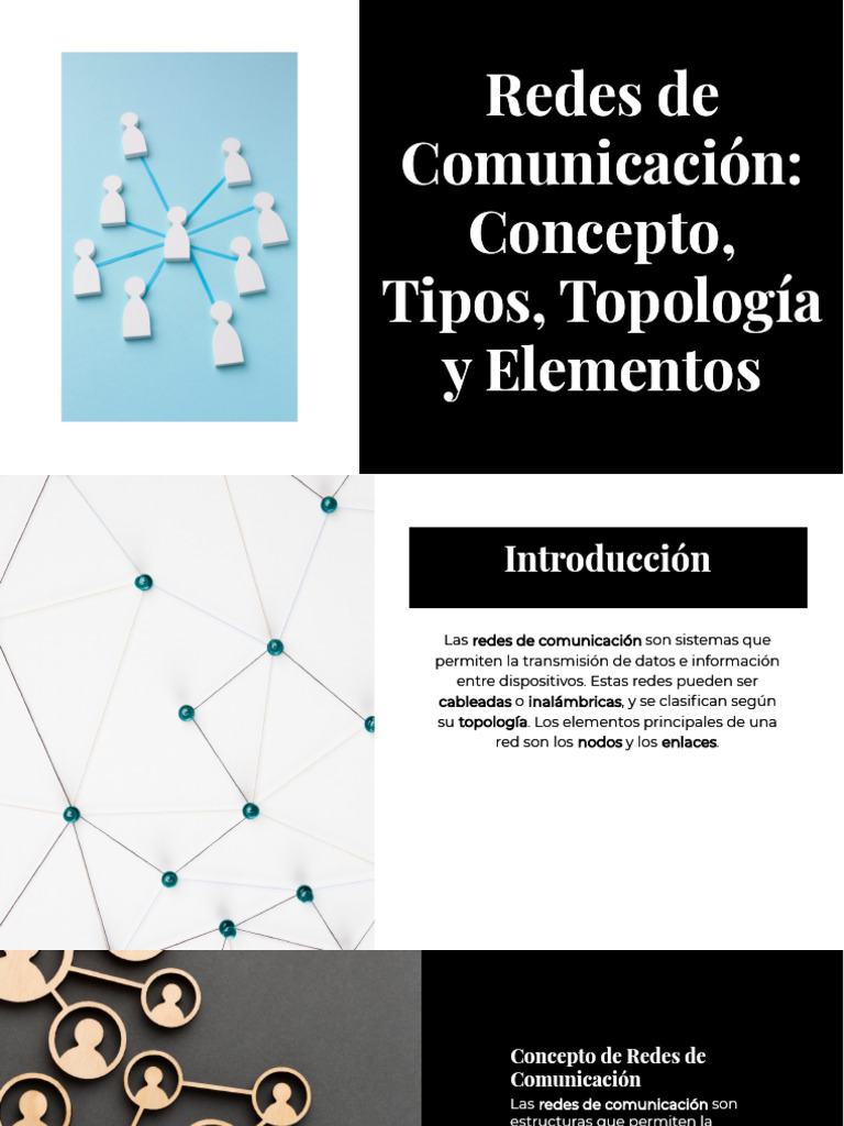 Redes-De-Comunicacion-Concepto-Tipos-Topologia-Y-Elemento | PDF | Red de computadoras ...