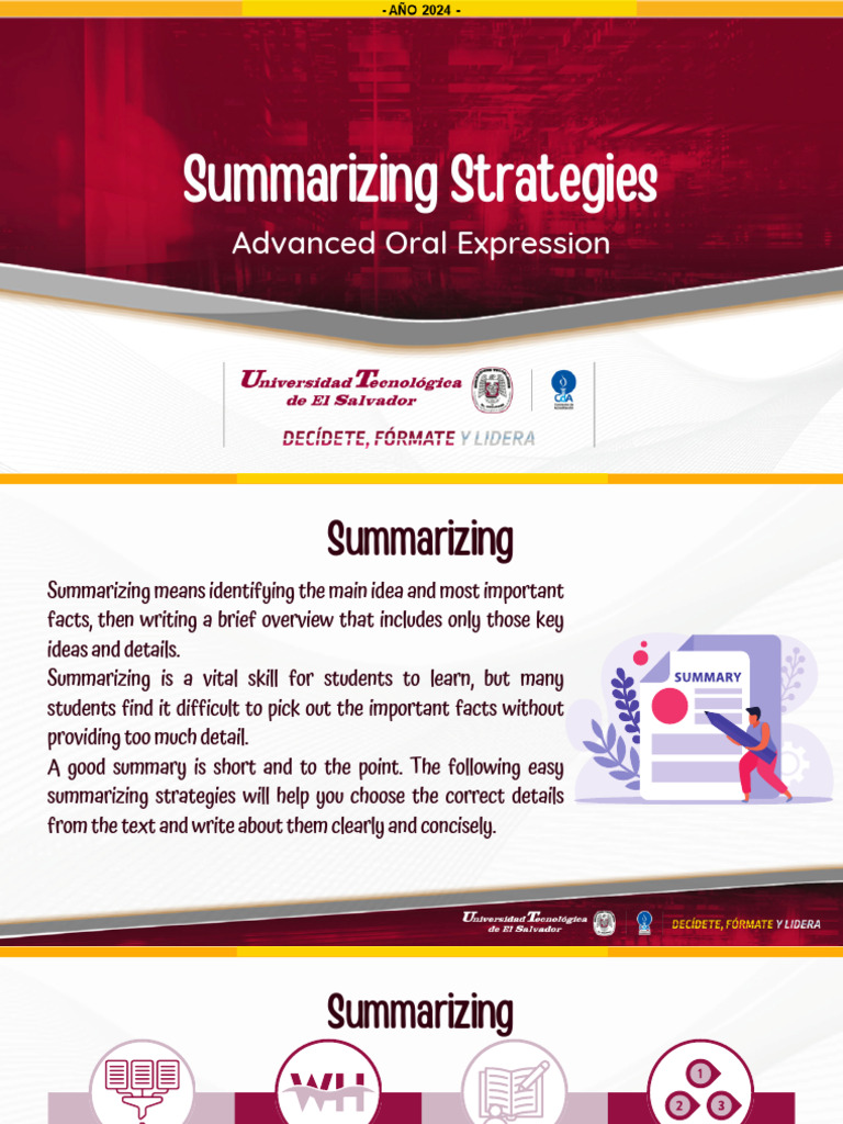 Summarizing Methods | Download Free PDF | Cognition
