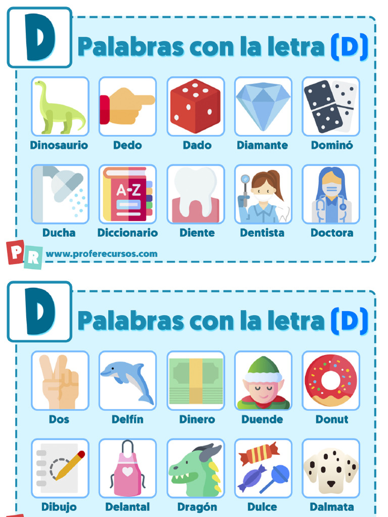 Palabras Con D | PDF