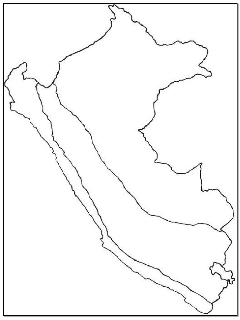 Mapa Del Peru A3 | PDF
