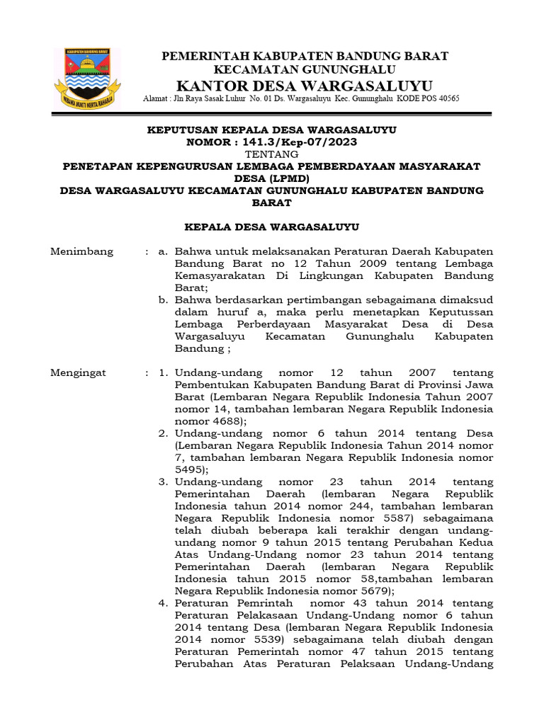 SK LPMD 2023 | PDF