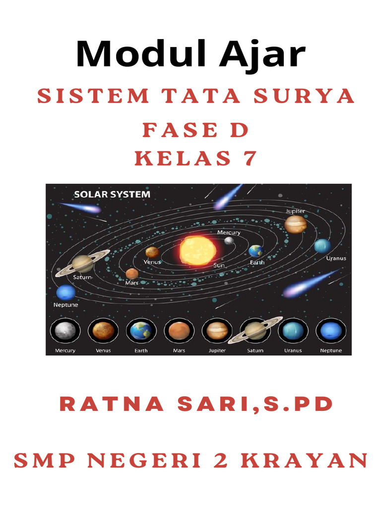 Modul Ajar Tata Surya | PDF | Perjalanan