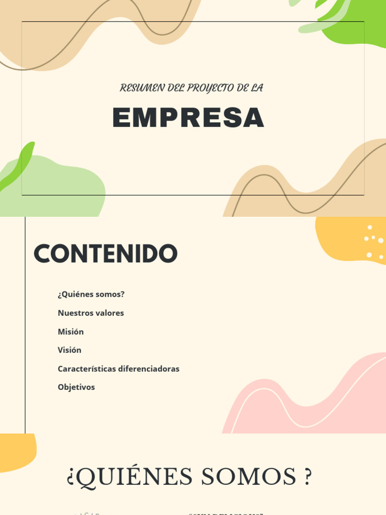 Presentación Sun Delicious | PDF | Business | Calidad (comercial)