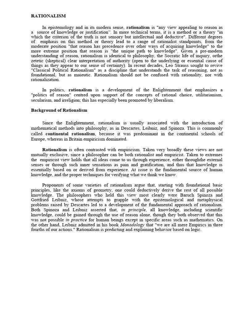 Pragmatist | PDF | Rationalism | Pragmatism