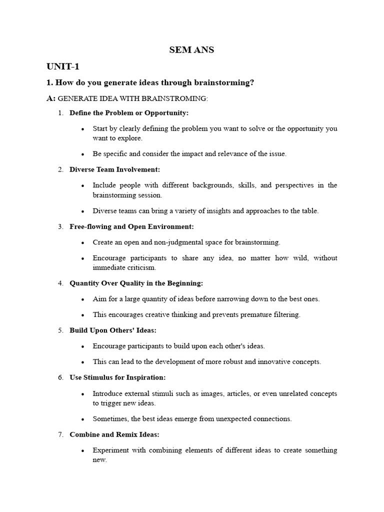 SEM ANS | Download Free PDF | Entrepreneurship | Innovation