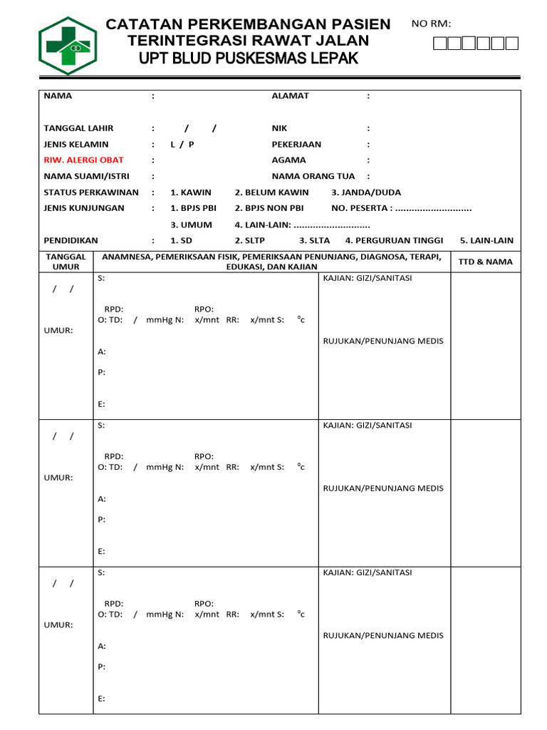 CPPT Rawat Jalan | PDF