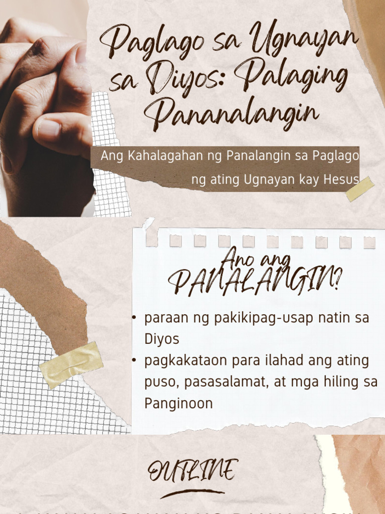 Message 3 - Paglago Sa Ugnayan Sa Diyos - Palagiang Pananalangin | PDF