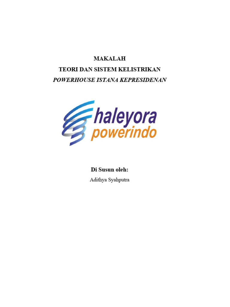Makalah Adithya S Hpi | PDF