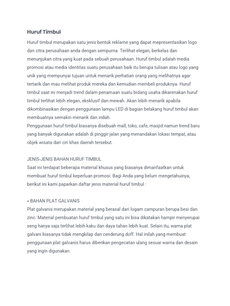 Penjelasan macam2 signage | PDF