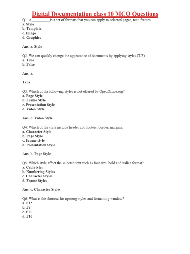 MCQ Unit-1 G 10 | PDF | Hyperlink | Software MCQ Unit-1 G 10 | PDF | Hyperlink | Software