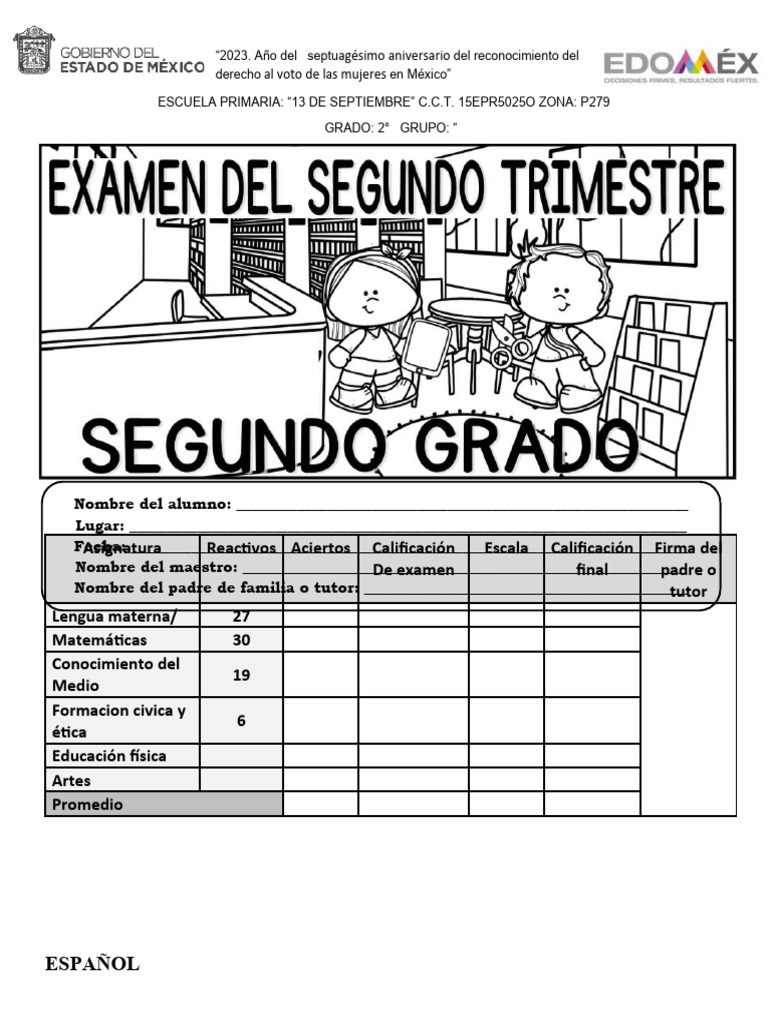 Exmen Segundo Tri Bueno | Descargar gratis PDF | Polilla