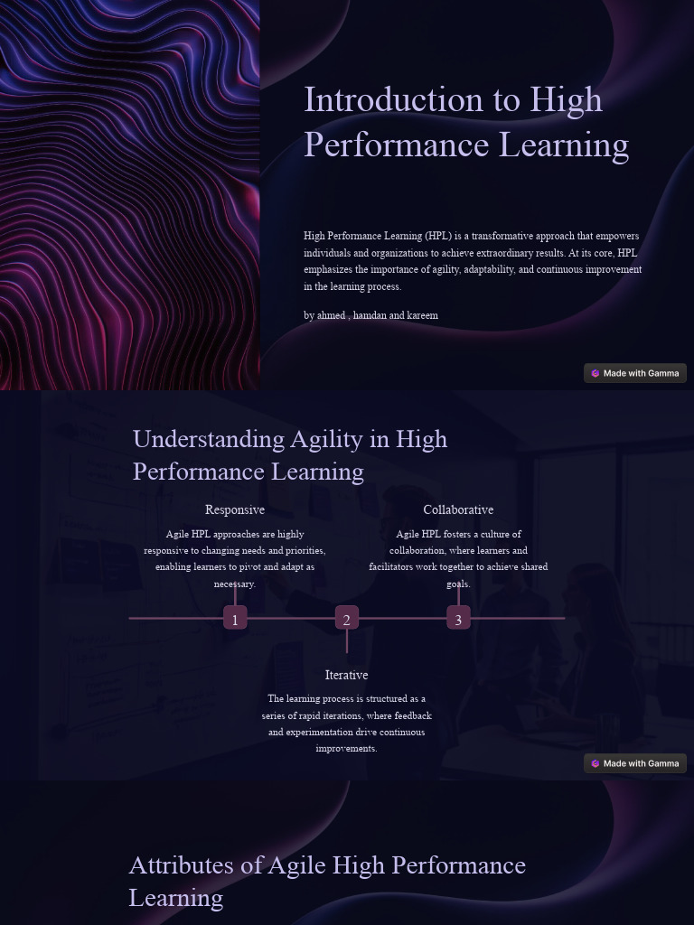Introduction To High Performance Learning | Download Free PDF | Agile ...