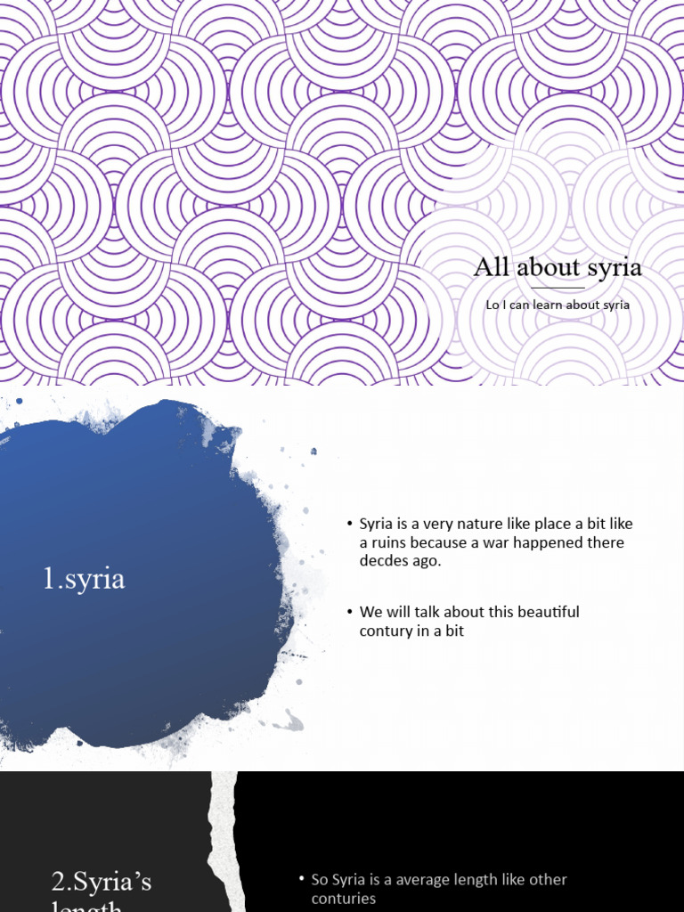 All About Syria | PDF | Syria | Damascus