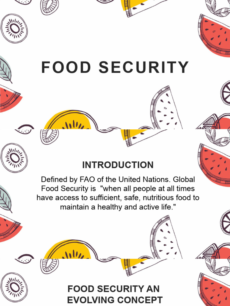 Topic 14 Food Security | PDF | Food Security | Agriculture