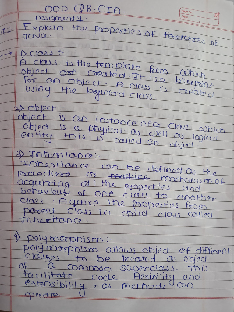 Oop Java Cia QB | PDF