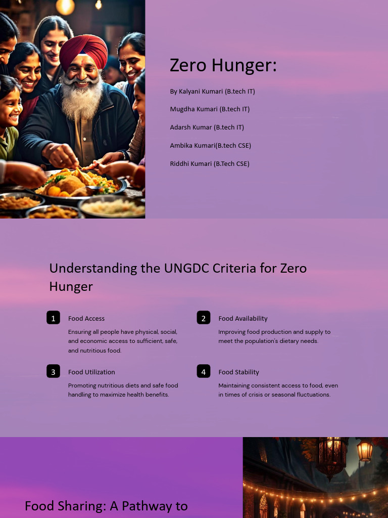 Zero Hunger | PDF | Hunger | Economy And The Environment