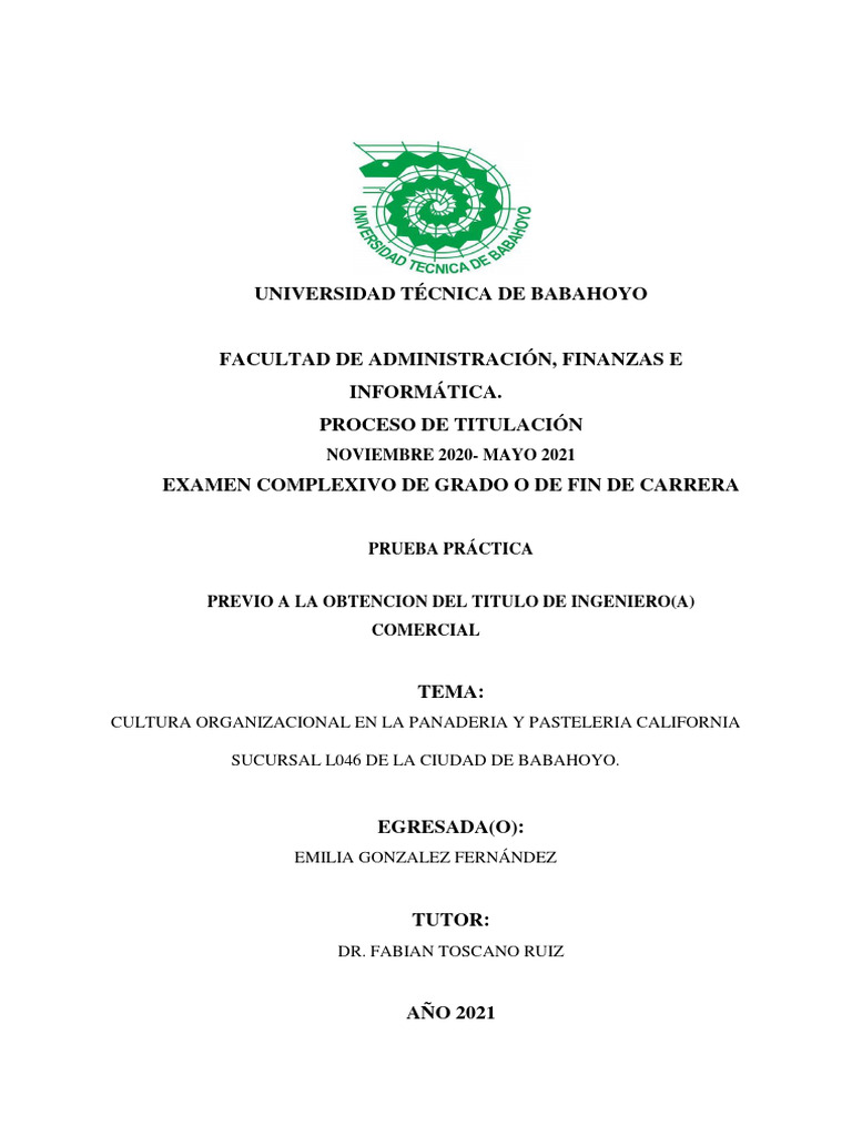 E Utb Fafi Ing - Com 000629 | PDF | Gestión de recursos humanos | Business