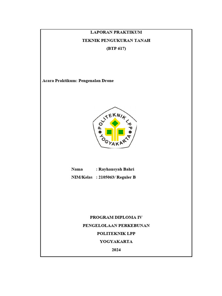 Rayhan Pengenalan Drone TPT | PDF