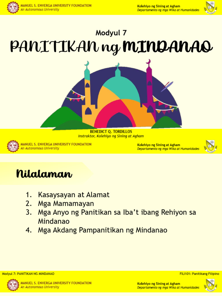Panitikan NG Mindanao | PDF