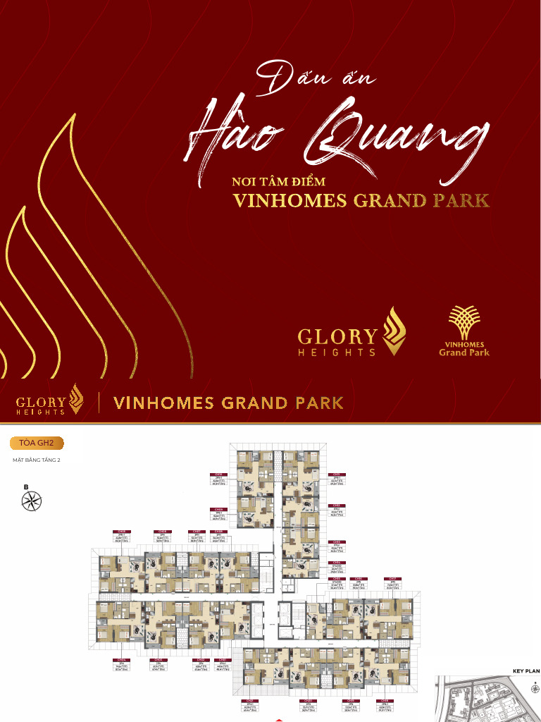 Glory Heights Layout Can Ho VIEW GH2 - VINIHOME GRAND PARK | PDF