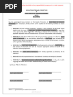 Template Resolution Removal of Authorised Signatories 28112021 | PDF ...