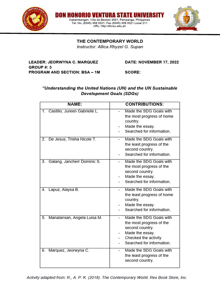 Group 3 List Contributions Documentation | PDF