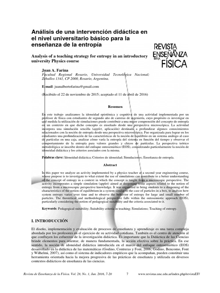 Admin,+Journal+Manager,+01 Farina | PDF | Entropía | Simulación