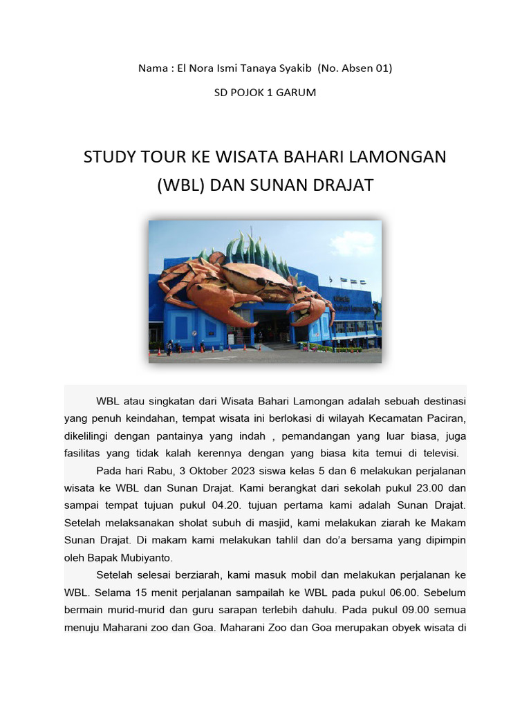 Wisata WBL | PDF | Agama & Spiritualitas