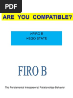 Firo-B Scoring Explanation | PDF | Extraversion And Introversion ...