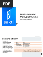 Panduan Pengiriman ADK Modul Komitmen | PDF