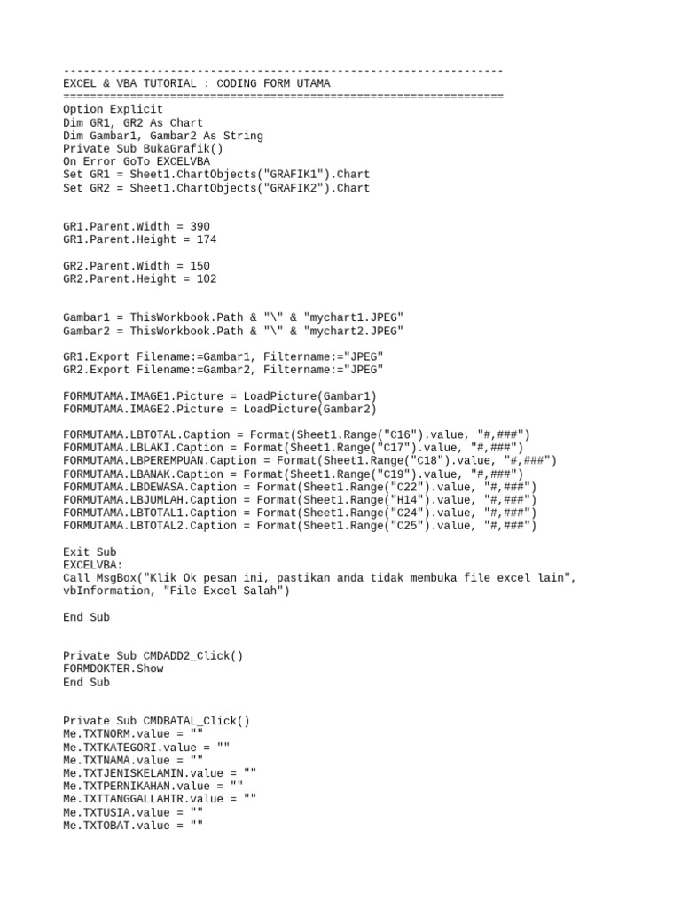 Coding Form Utama | PDF | Computing | Software