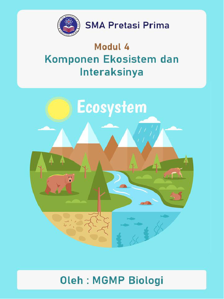 MODUL AJAR BIO X SMA - 4. Komponen Ekosistem | PDF