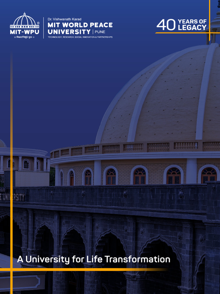 MIT-WPU Brochure - International | PDF | Science | Pedagogy