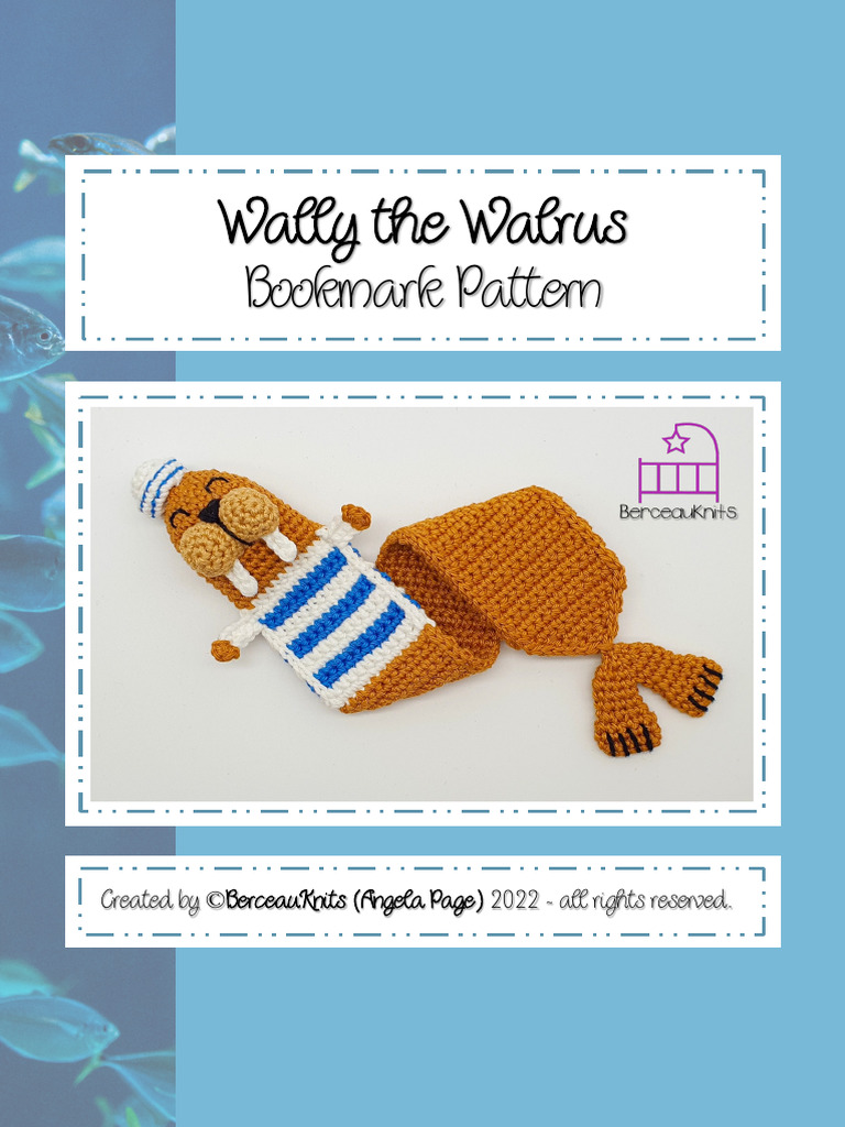 Wally the Walrus Crochet Pattern | PDF | Crochet | Yarn