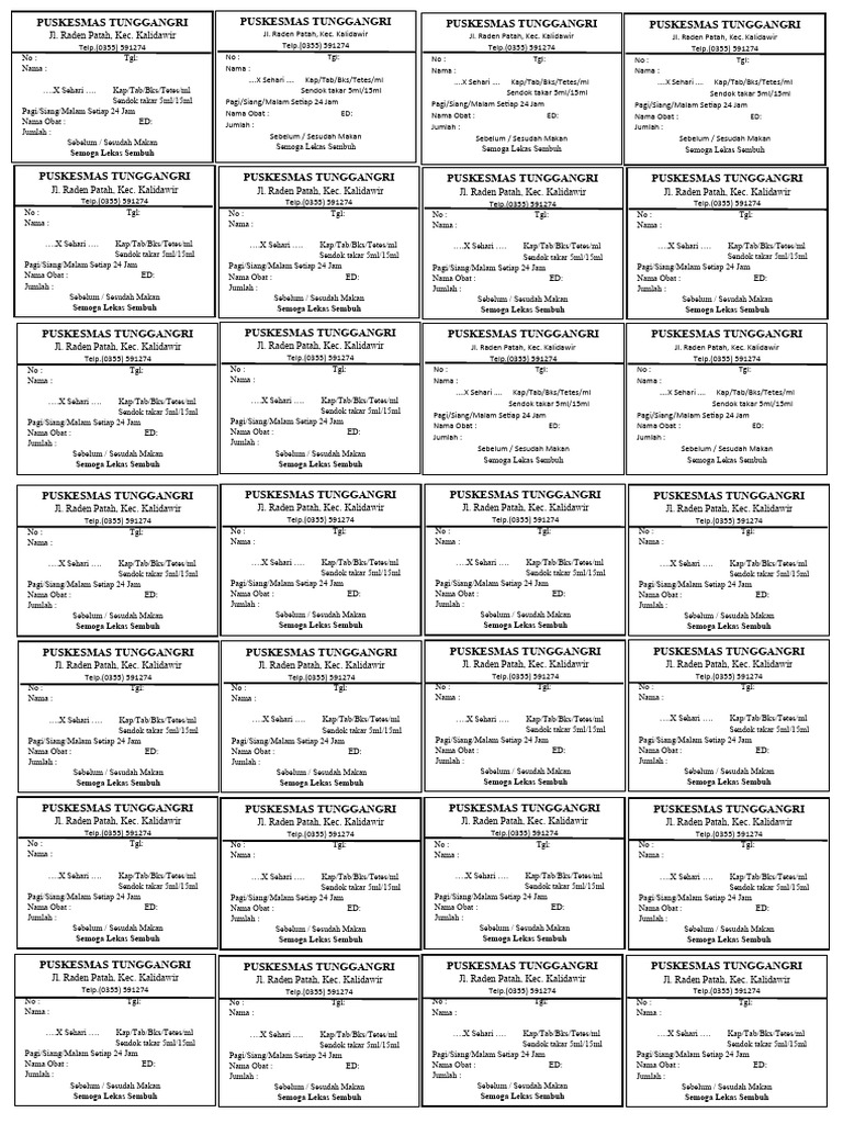 Etiket RSP | PDF | Pengembangan Diri | Kesehatan Holistik