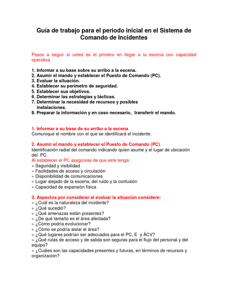 8 pasos SCI | PDF