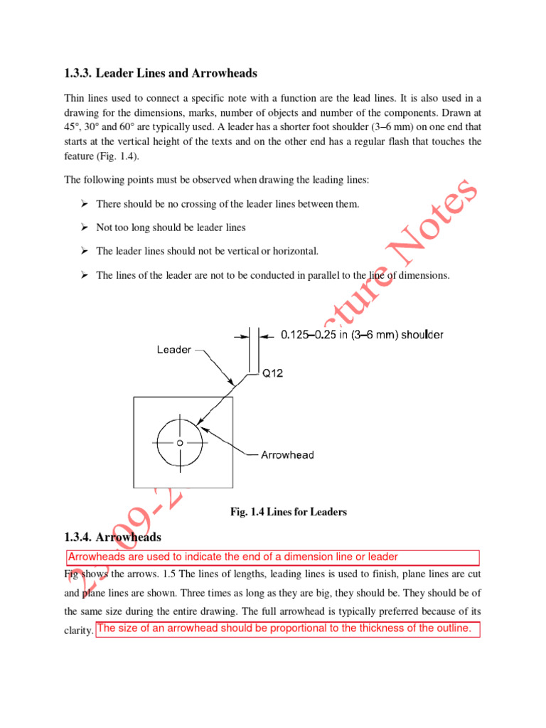 EG - Lecture Notes 2 | PDF | Drawing | Dimension EG - Lecture Notes 2 | PDF | Drawing | Dimension