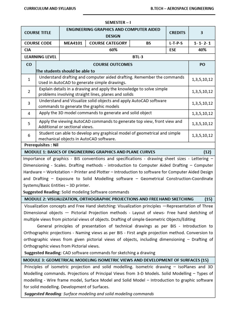 EG Lecture Notes 1 | PDF | Technical Drawing | Computer Aided Design EG Lecture Notes 1 | PDF | Technical Drawing | Computer Aided Design