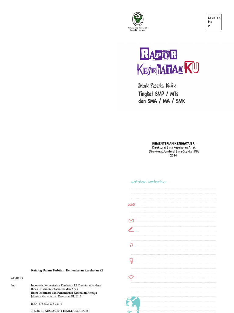 Rapor Kesehatan Remaja | PDF | Pengembangan Diri