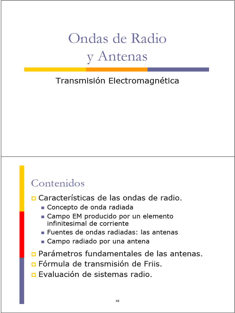 Características de las Ondas de Radio | PDF | Antena (Radio) | Olas