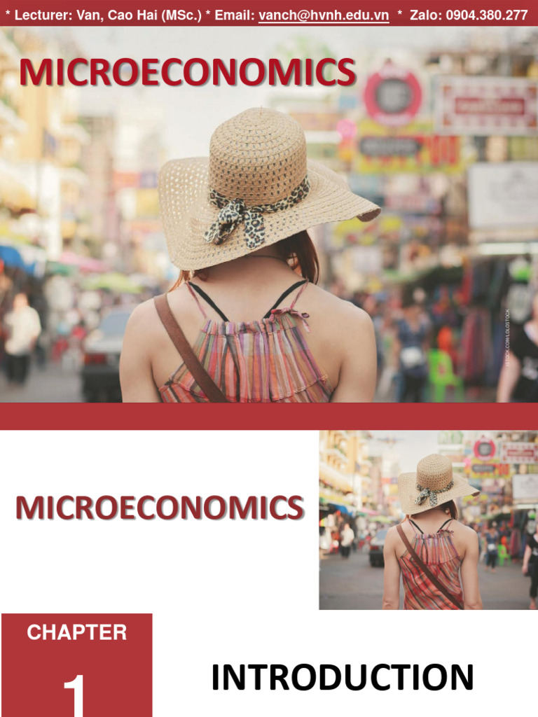 Chap1 - Introduction - Student Ver. | PDF | Market (Economics) | Economics