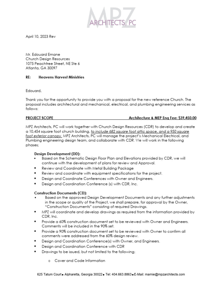 03.09.23 CDR - Heavens Harvest Ministries REV | PDF | Real Estate ...