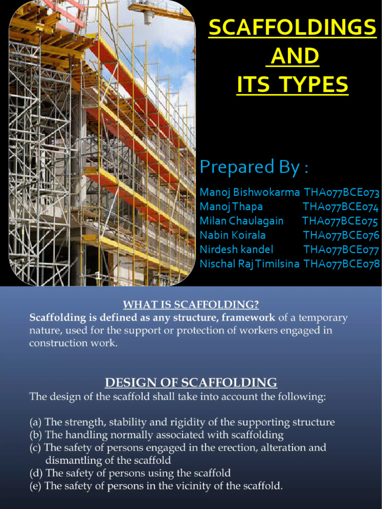 Scaffolding | PDF | Scaffolding