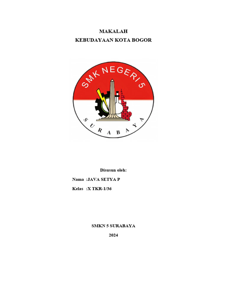 Makalah Adat Istiadat Bogor-1-4 | PDF Makalah Adat Istiadat Bogor-1-4 | PDF