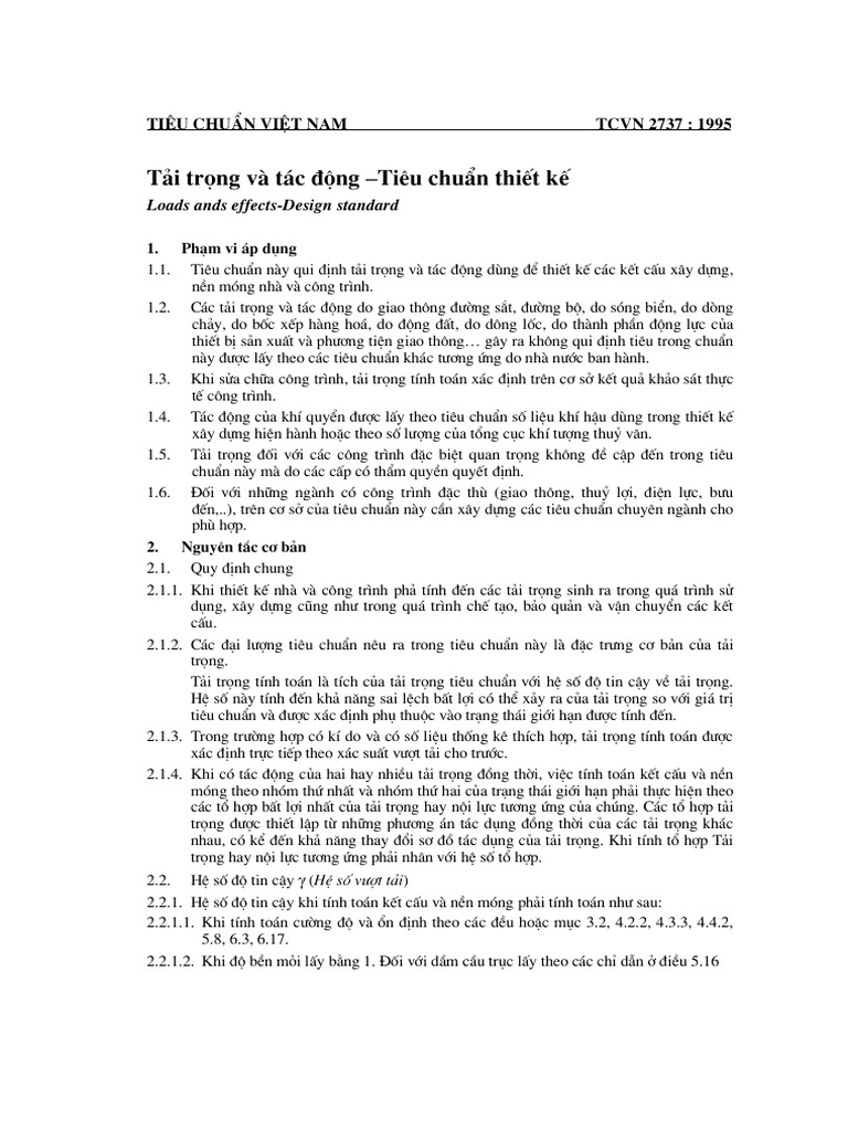 Tai Lieu Ve Tieu Chuan 2737 Nam 1995 | PDF