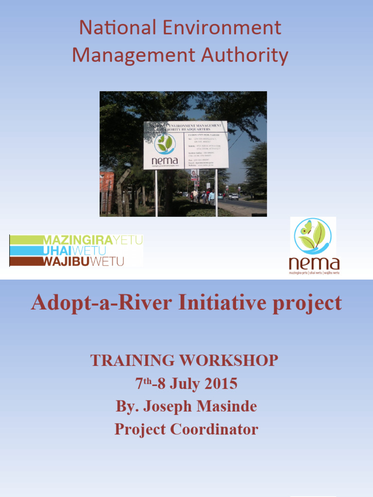 Adopt A River Project Overview | PDF | River | Wetland