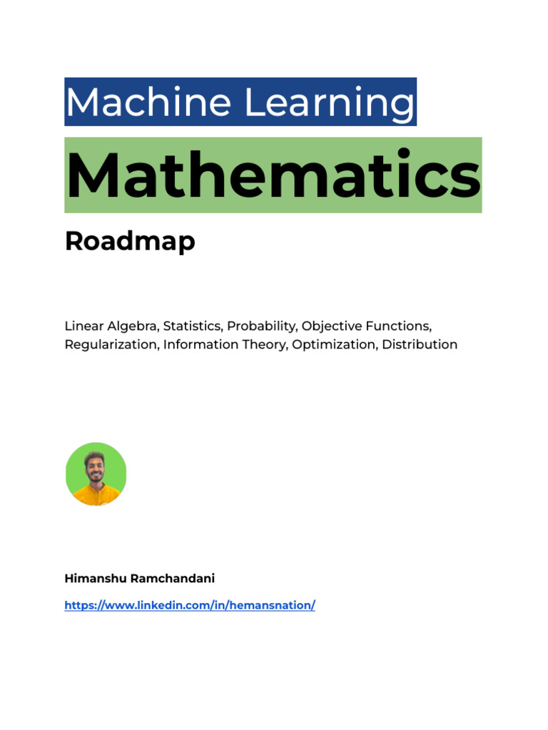 Math for ML | Download Free PDF | Statistics | Statistical Inference